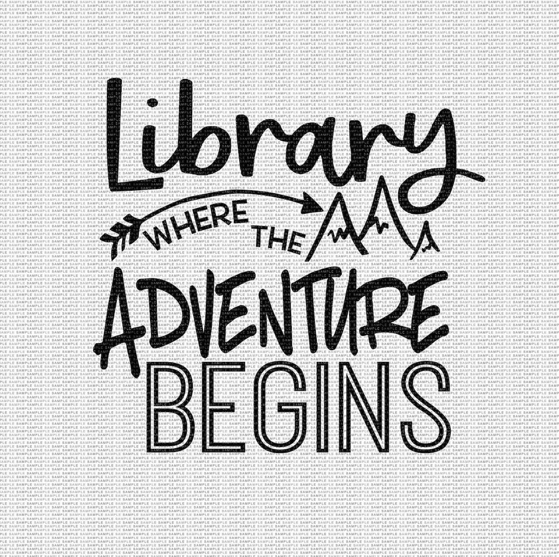 Library Where the Adventure Begins Svg Library Svg Back to - Etsy