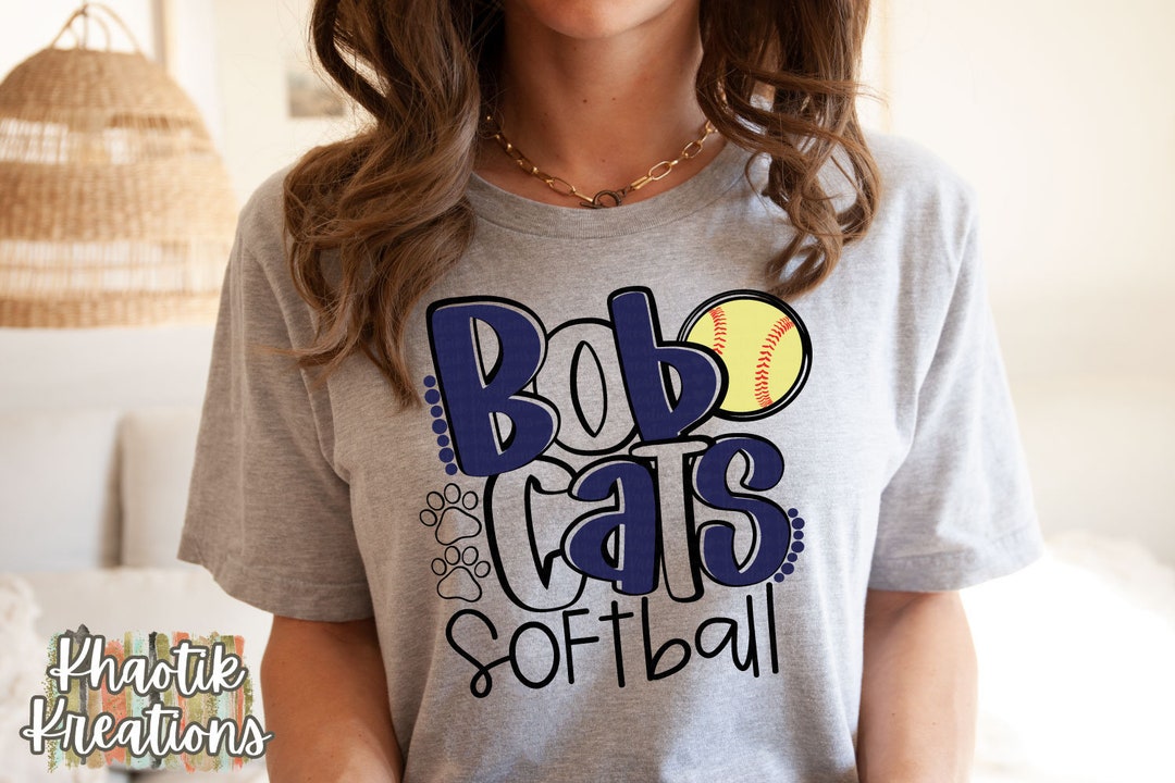 Bobcats Softball Svg, Sports Svg, Team Name, School Mascot, Team Mascot ...