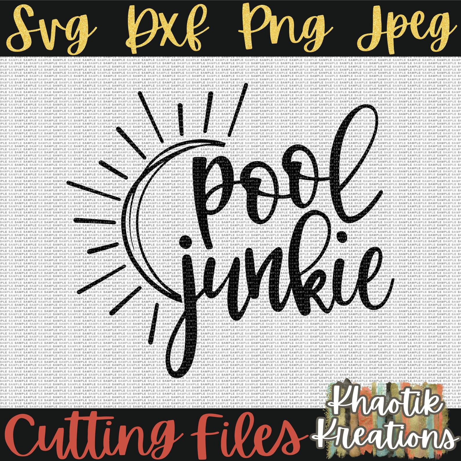Pool Junkie Svg Pool Svg Summer Svg Summer Time Svg - Etsy