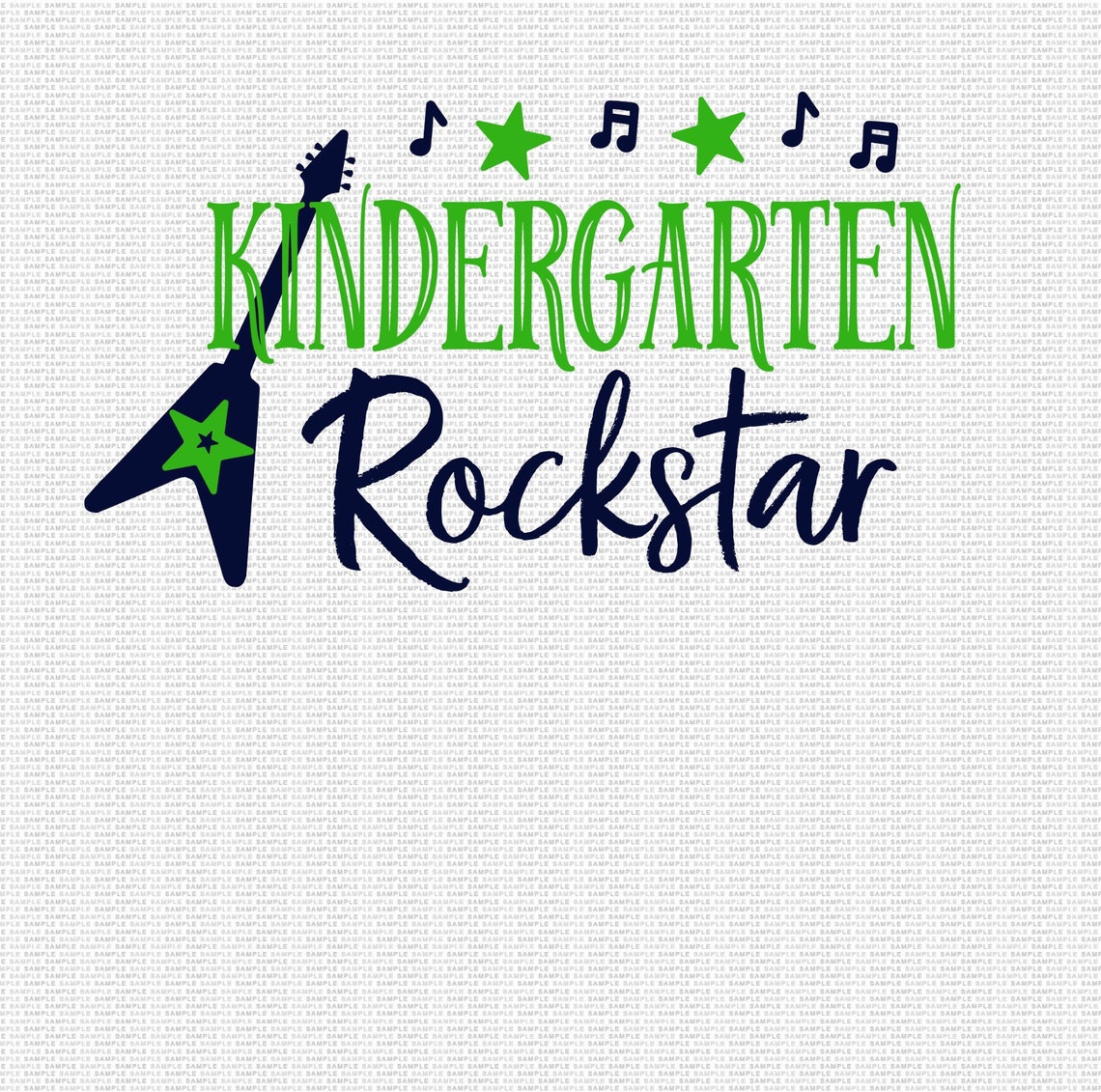 Kindergarten Rockstar Svg Kindergarten Svg Back to School Svg | Etsy