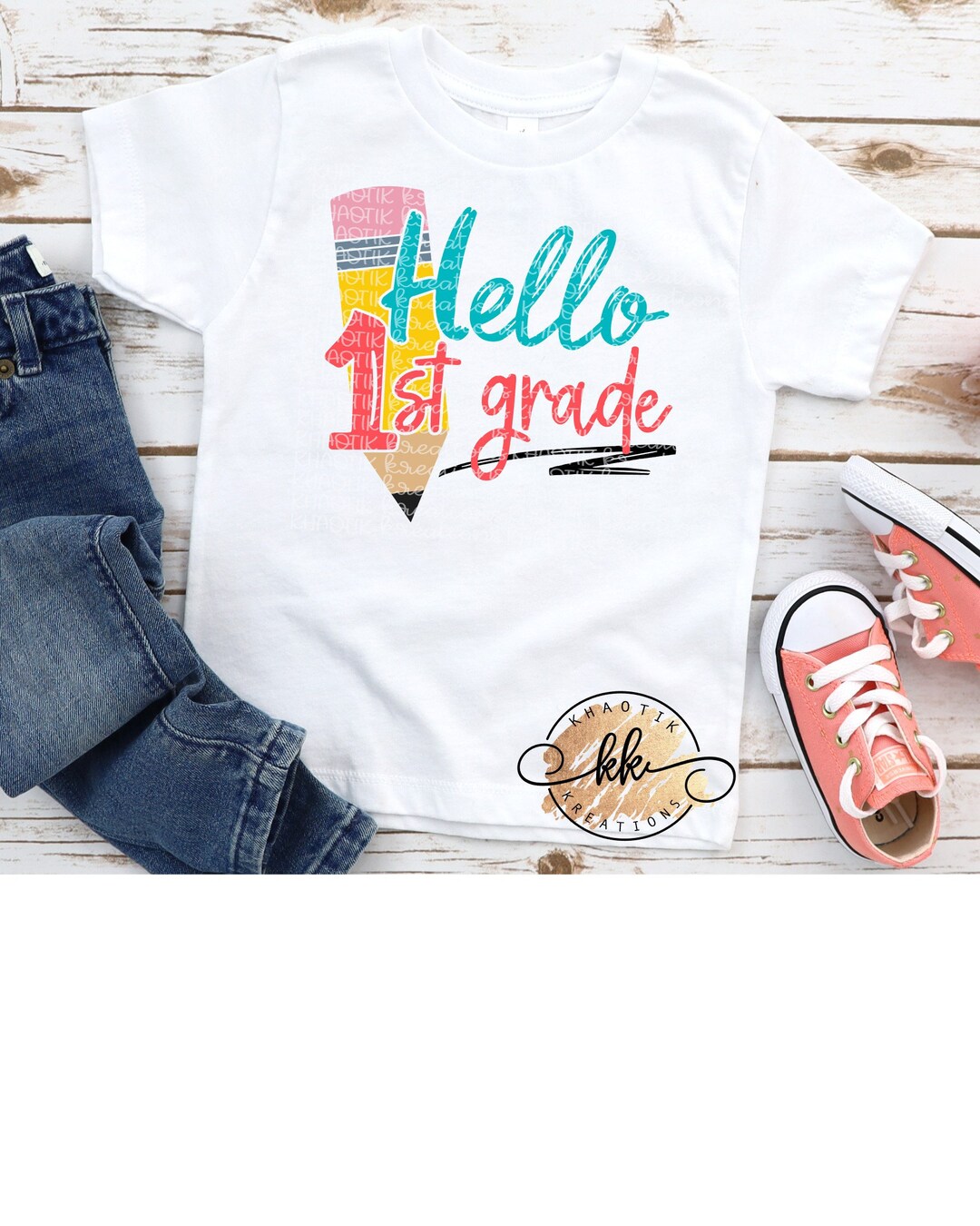 Hello 1st Grade Svg Back to School Svg 1st Grade Svg First Day of ...