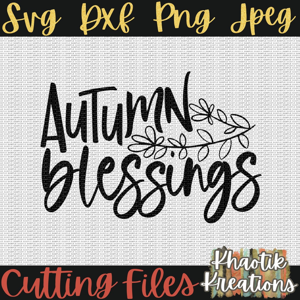 Autumn Blessings Svg Autumn Svg Fall Svg Autumn Quote | Etsy