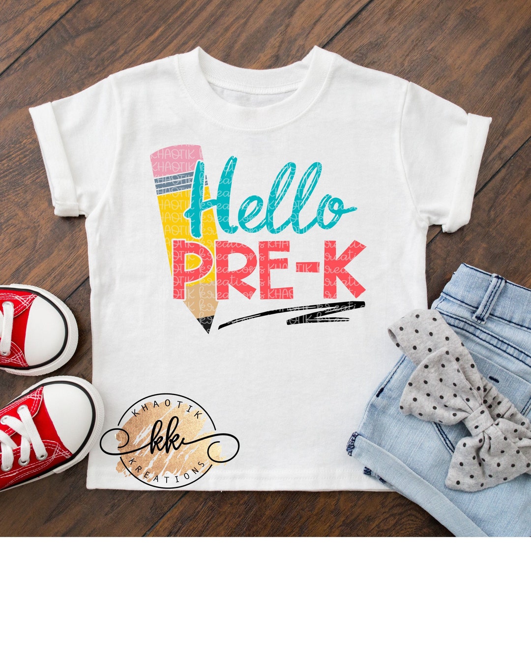 Hello Pre-k Svg Back to School Svg Pre-k Svg First Day of School Svg ...