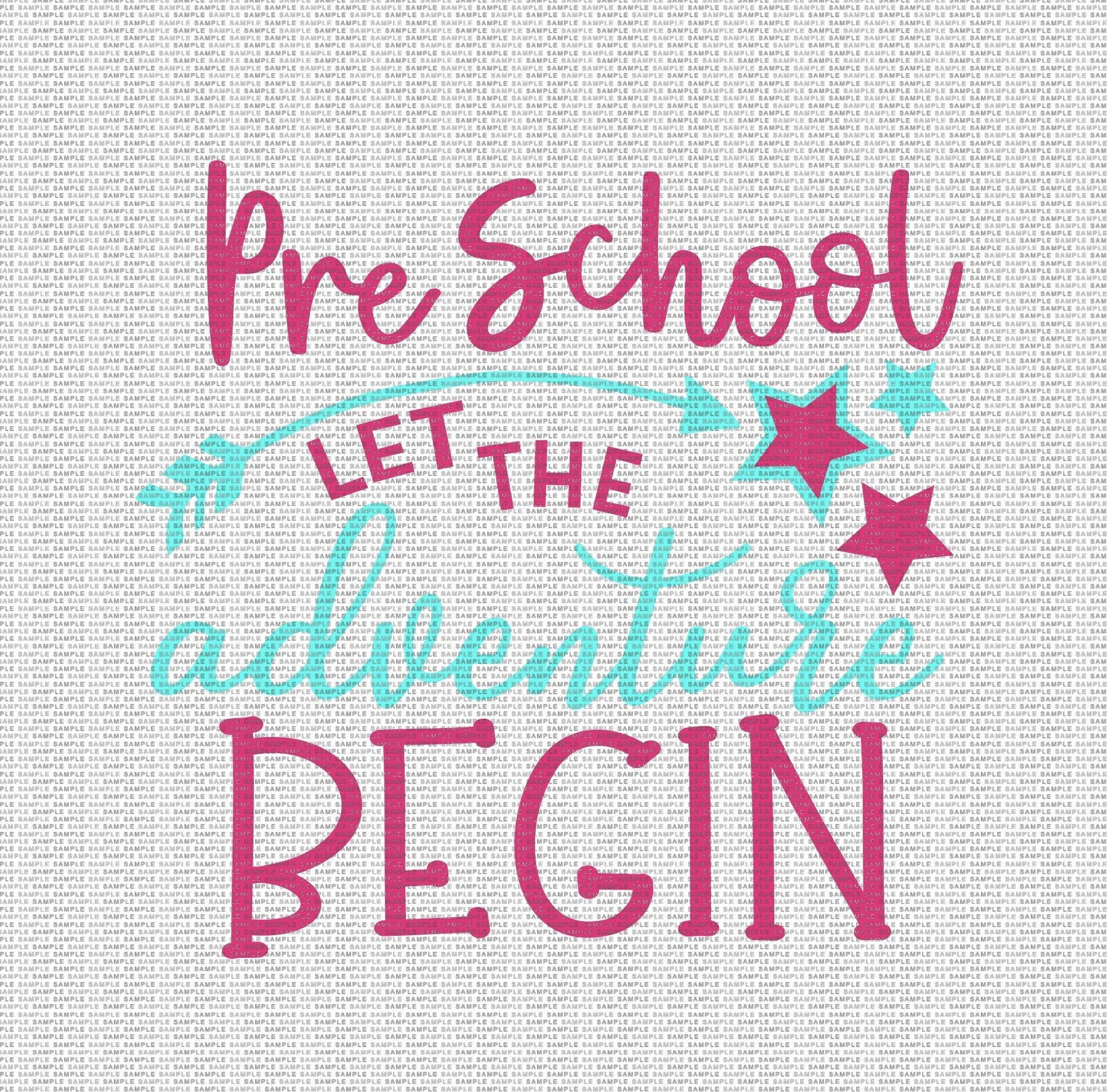 Pre School Let the Adventure Begin Svg Pre School Svg Back to | Etsy