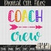 Coach Crew Svg, Coach Svg, Teacher Svg, Coach Svg Design, Coach Cut ...