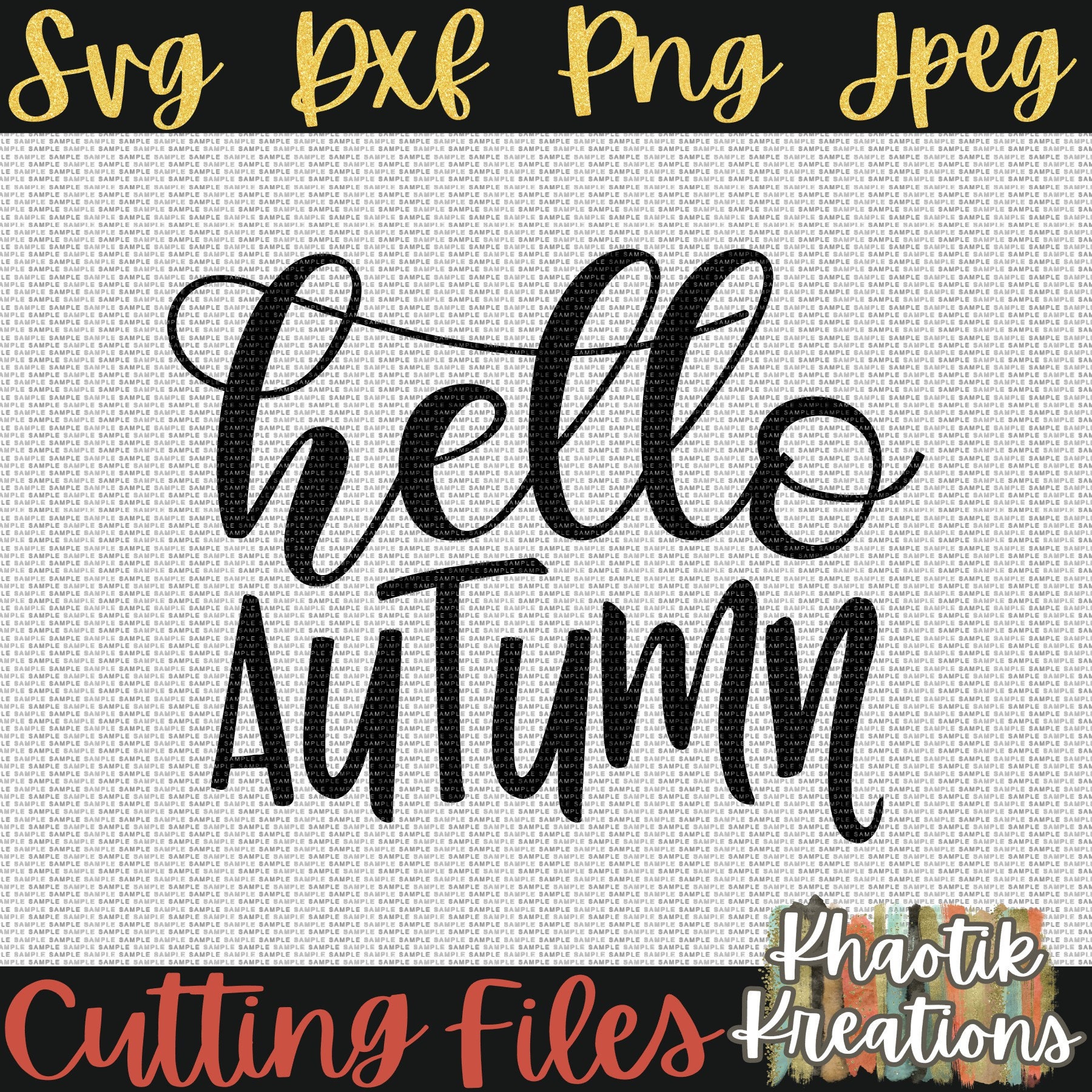 Hello Autumn Svg Autumn Svg Autumn Quote Svg Fall Svg | Etsy