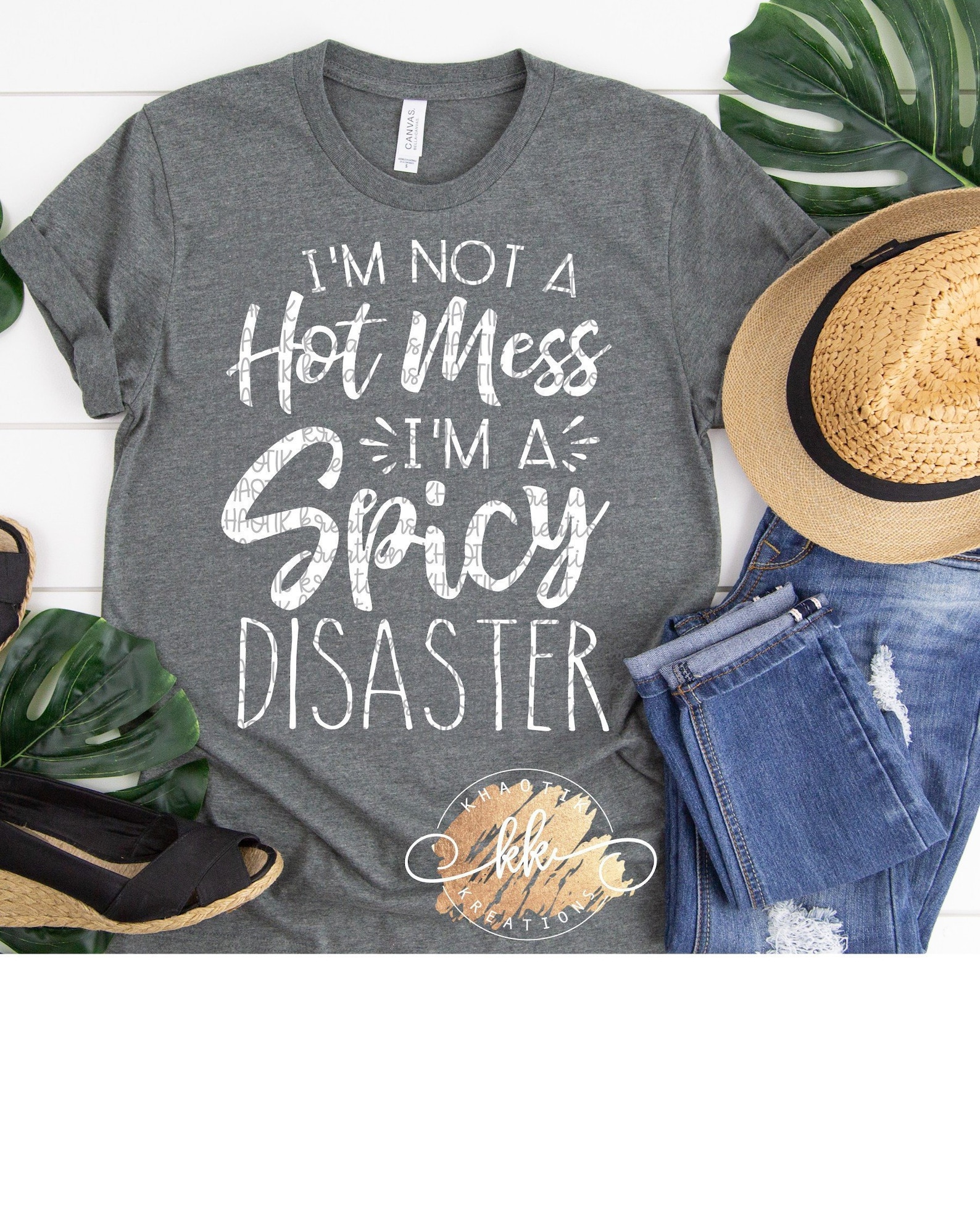 I'm Not A Hot Mess I'm A Spicy Disaster Svg Funny Svg Mom Svg Mom Life ...