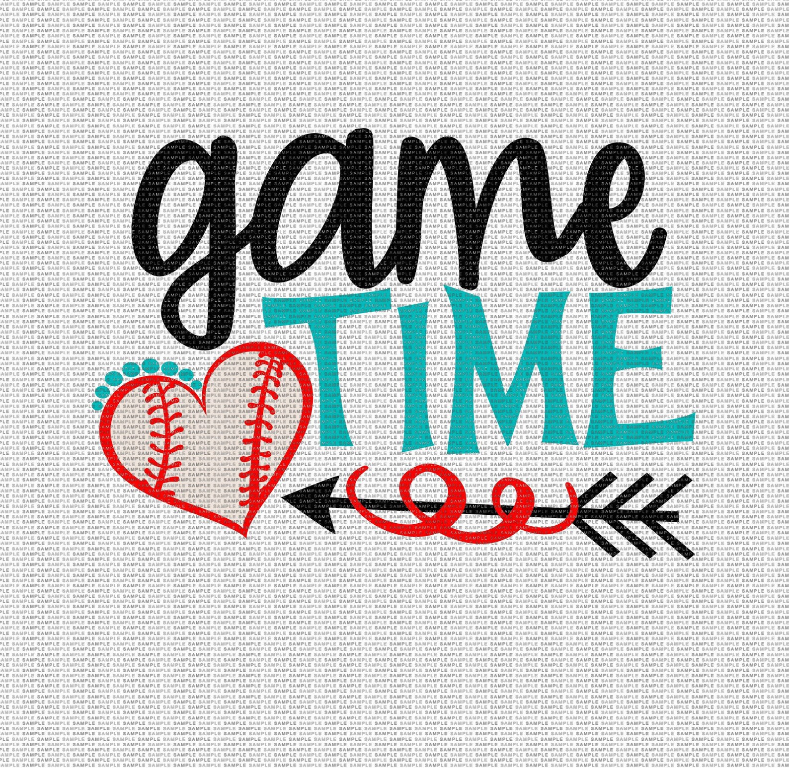 Game Time Svg Baseball Svg Baseball Mom Svg Sports Svg - Etsy