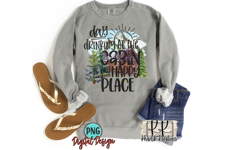Day Drinking at the Cabin Png Cabin Png Summer Png Vacation | Etsy