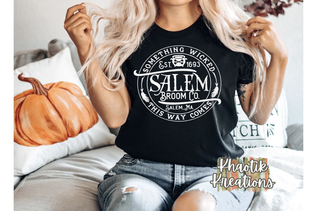 Salem Svg, Salem Broom Company, Halloween Svg, Tonight We Fly, I Put a ...