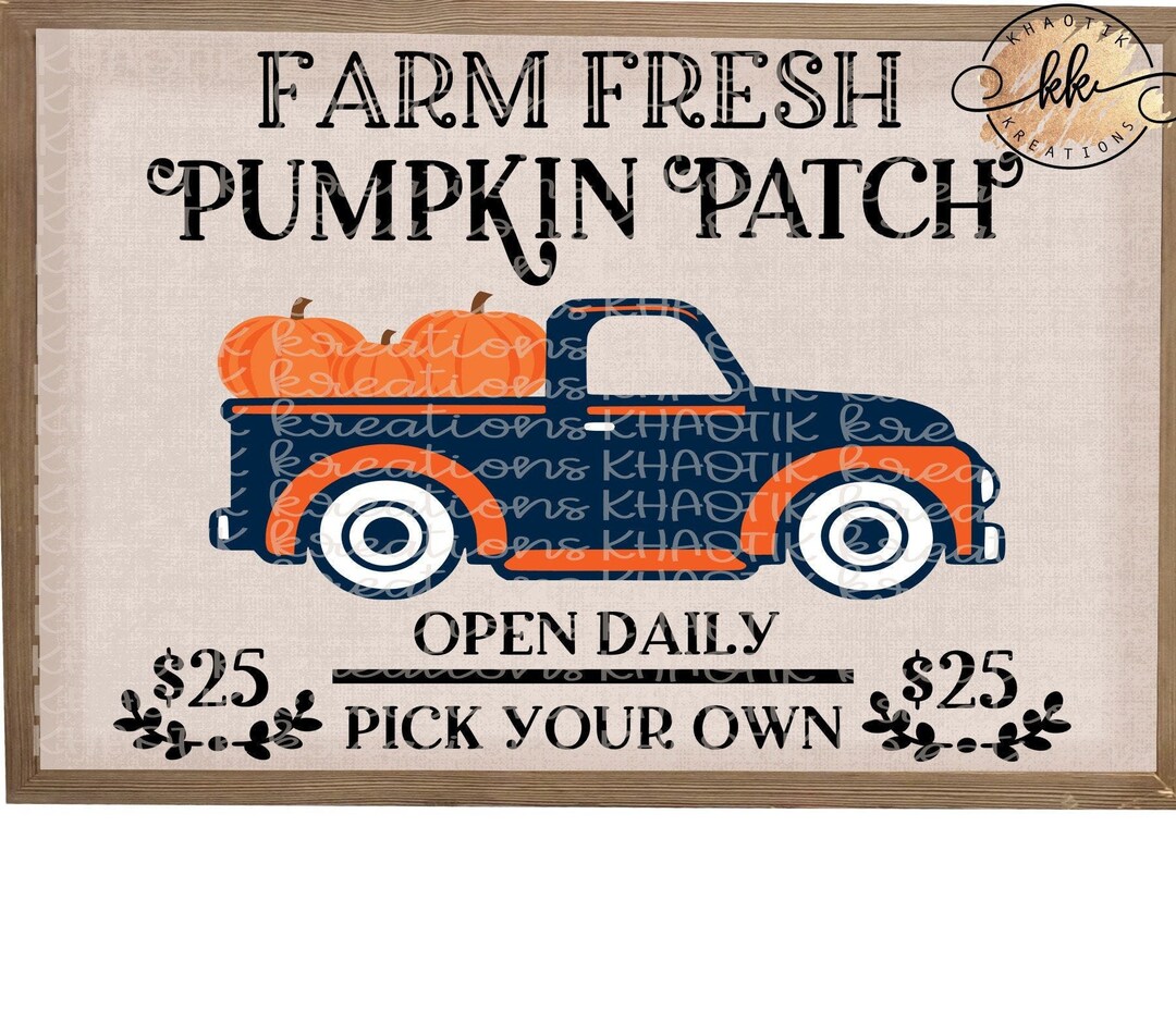 Pumpkin Truck Svg Pumpkin Patch Svg Pumpkin Svg Fall Truck Svg Fall Svg ...