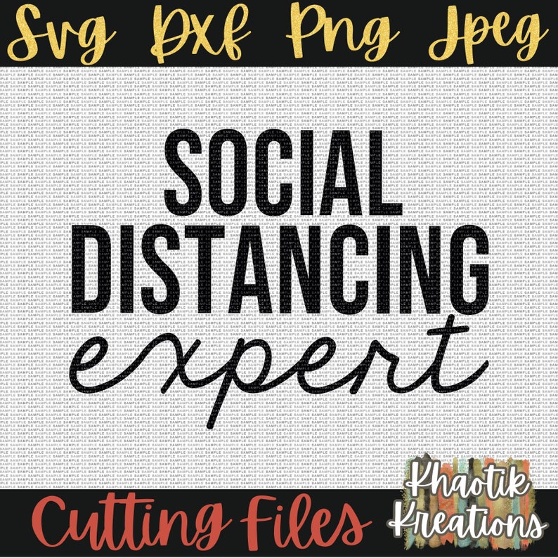 Social Distancing Expert Svg, Funny Svg, Anti-social Svg, Social ...