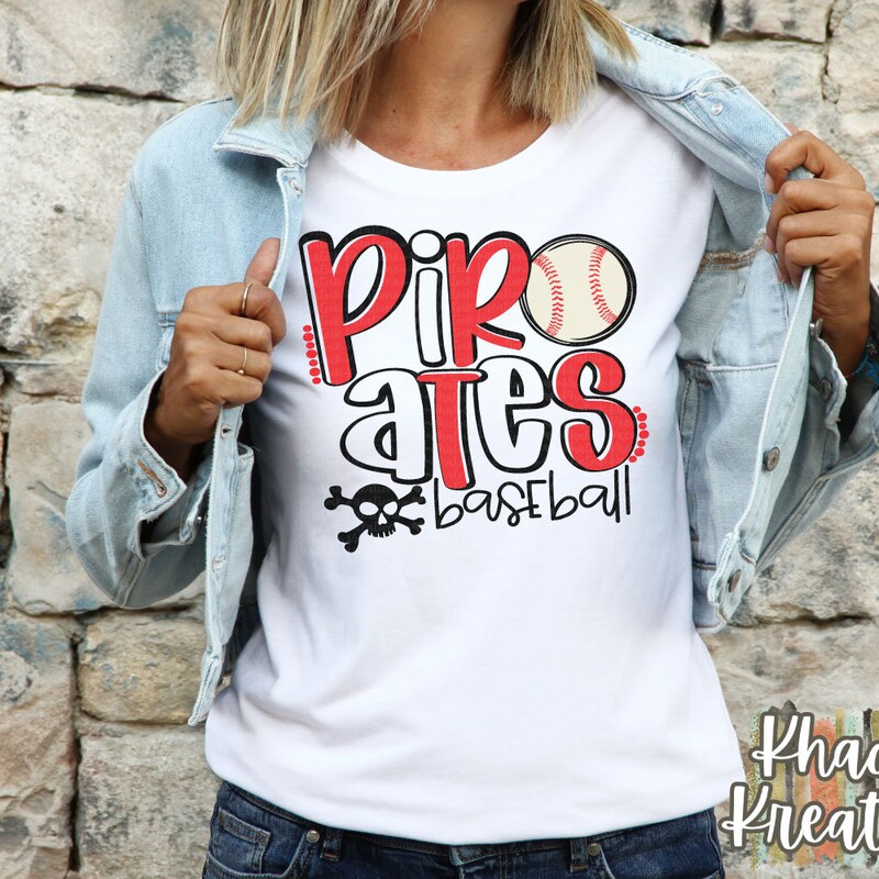 Pirate Baseball Sublimation - Etsy