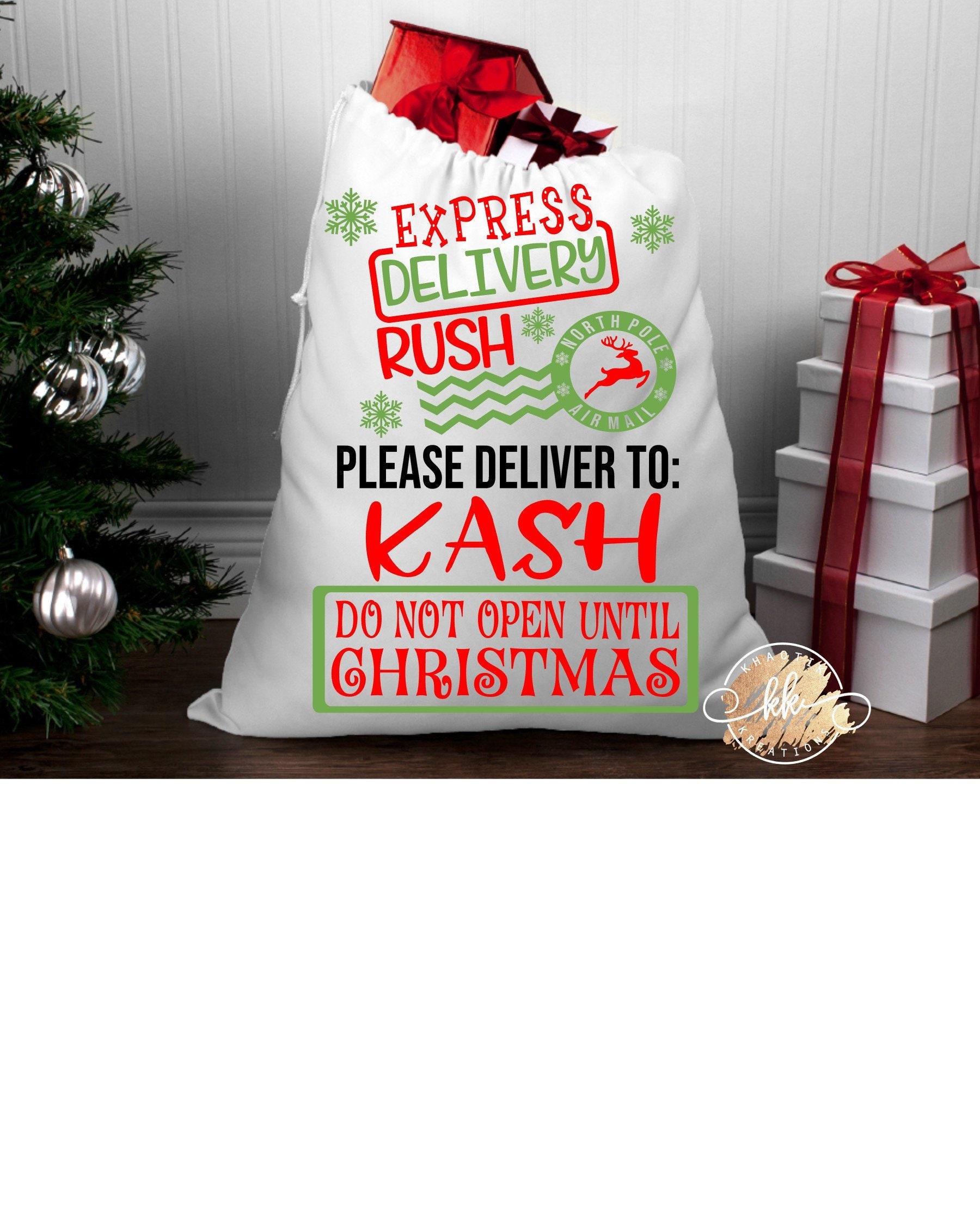 Santa Sack Svg Christmas Svg Santa Toy Bag Svg Santa Present | Etsy
