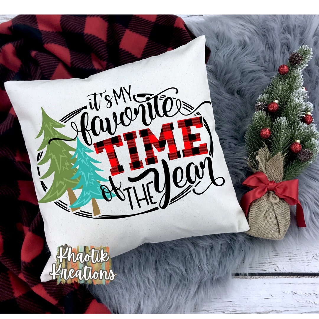 Christmas Svg,it's My Favorite Time of the Year Svg,cuttable Buffalo ...