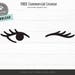 Winking Eyes SVG | Winking Eye Cut File Cuttable | Winking SVG ...