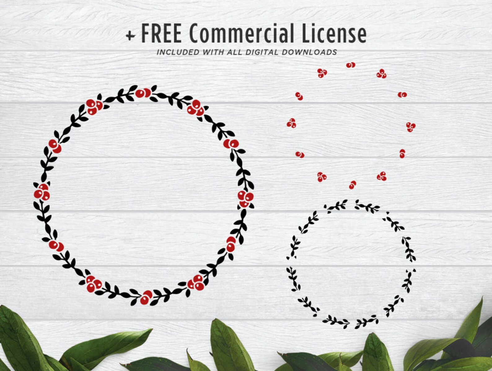 Wreath Monogram Frame SVG Christmas Monogram SVG Holiday | Etsy