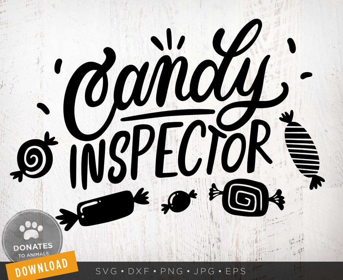 Candy Inspector SVG | Candy SVG | Funny Halloween SVG | Adult Halloween ...