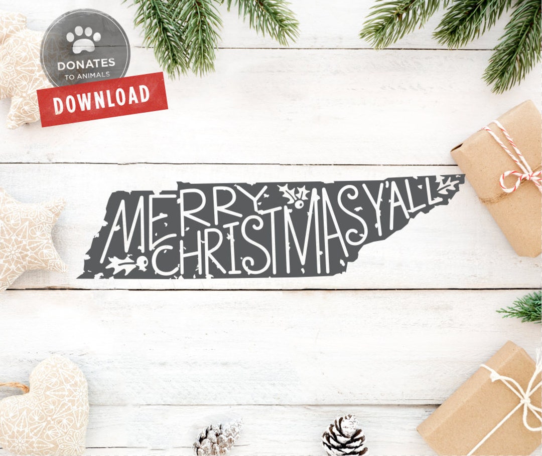 Grunge TN Svg Tennessee Christmas Svg | Distressed TN Svg | Distressed ...
