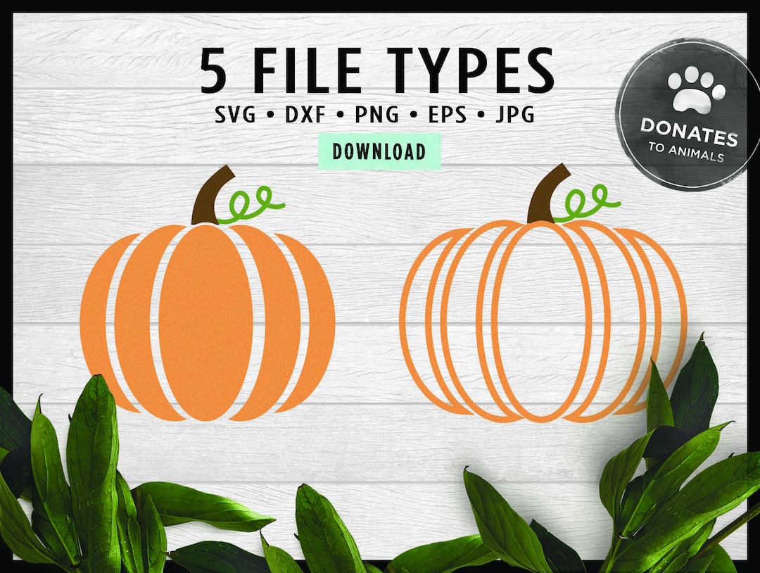 Pumpkin SVG Files | Pumpkin Clip Art Pumpkin Shape SVG Bundle Jpg Eps ...