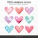 Watercolor Heart PNG Bundle | Watercolor Heart PNG Pack | Watercolor ...