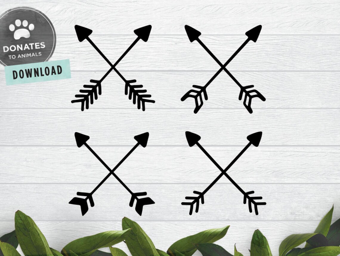 Crossed Arrows SVG Arrow SVG Arrows Svg Files Arrows - Etsy