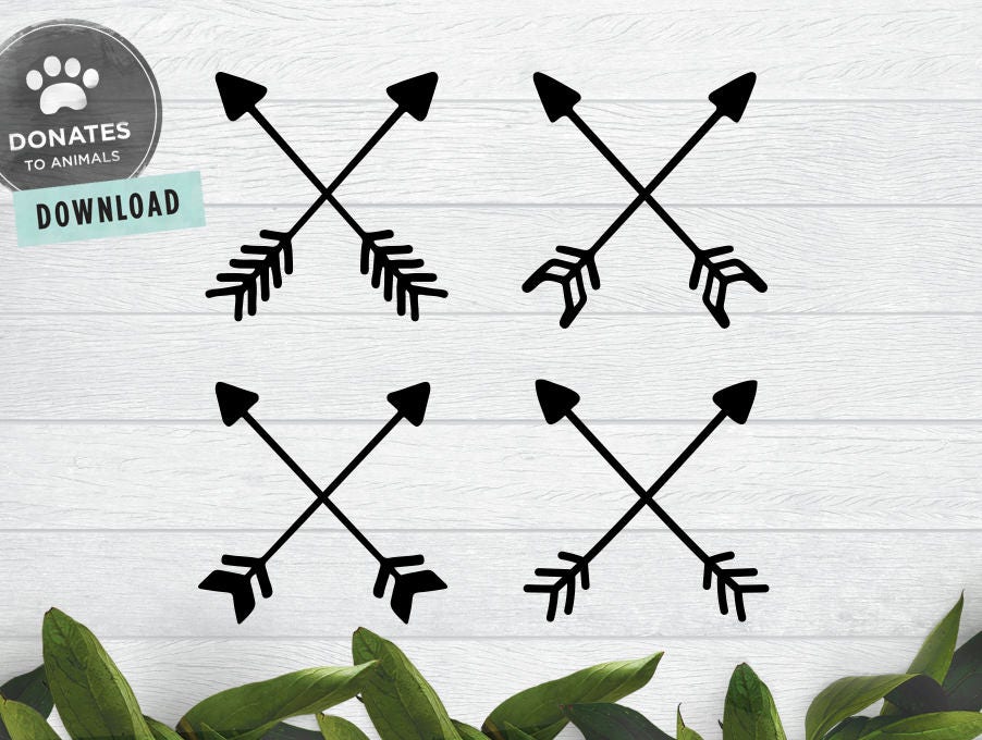 Crossed Arrows SVG Arrow SVG Arrows Svg Files Arrows | Etsy