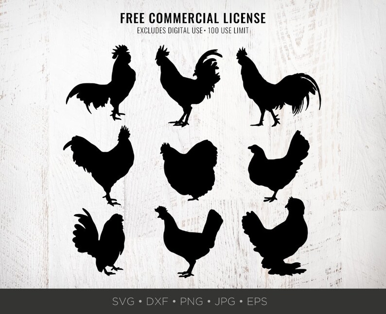 18 Chicken SVG Bundle Farm Svg Kitchen Svg Rooster SVG Chickens SVG ...