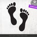 Footprints SVG | Feet SVG | Beach SVG Files | Baby Footprints ...