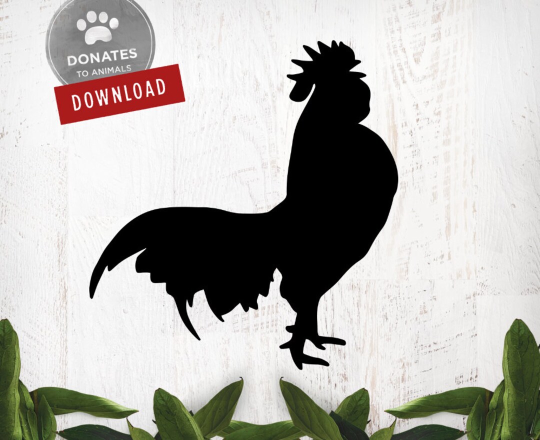 Rooster SVG | Farm Svg | Kitchen Svg | Rooster Clipart Chicken SVG ...