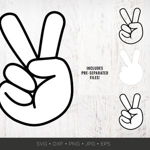 Peace Hand SVG | Peace Sign Hand Symbol PNG Clipart | Peace SVG ...