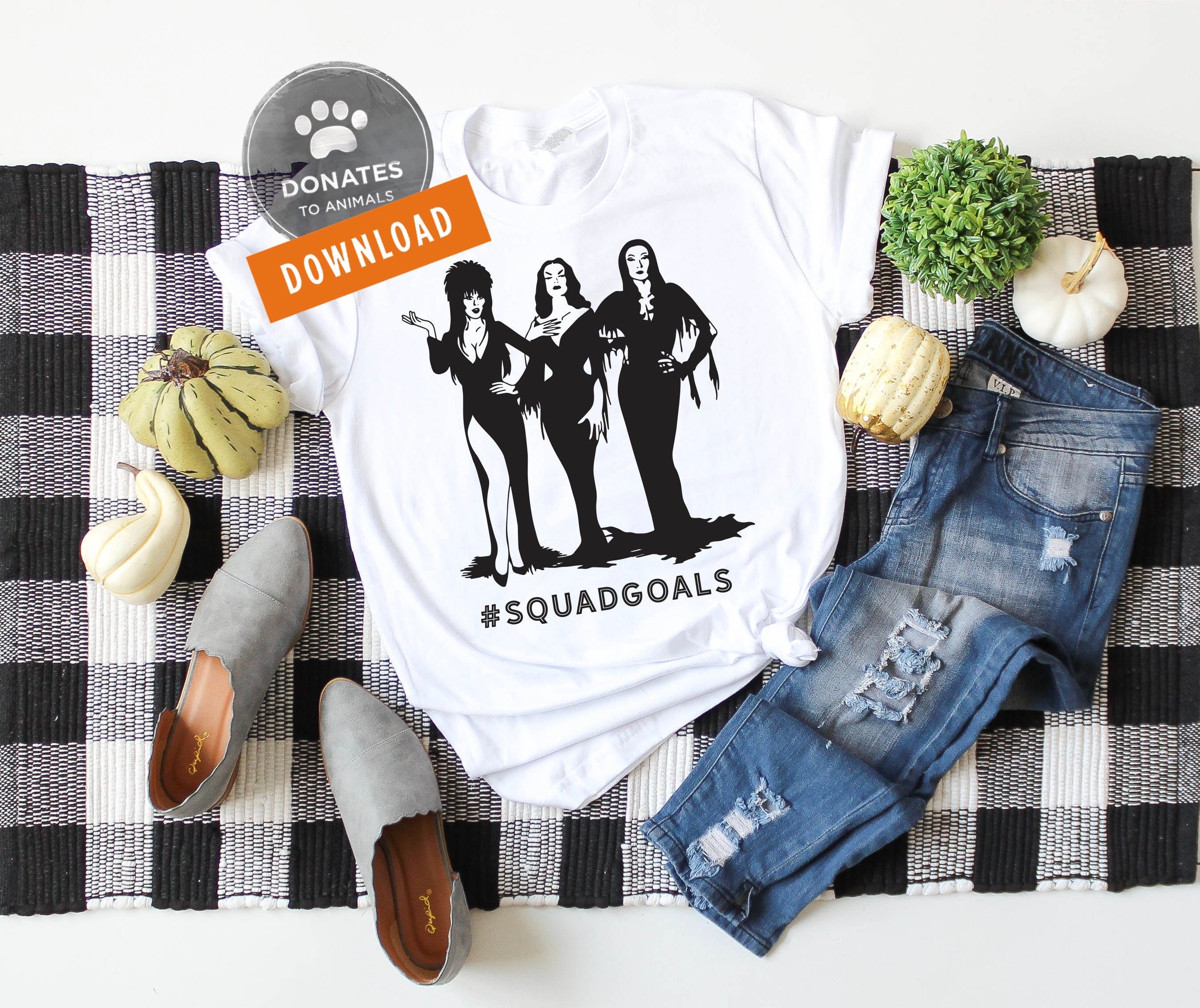 Halloween Squad Goals SVG File Funny Halloween Svg of | Etsy