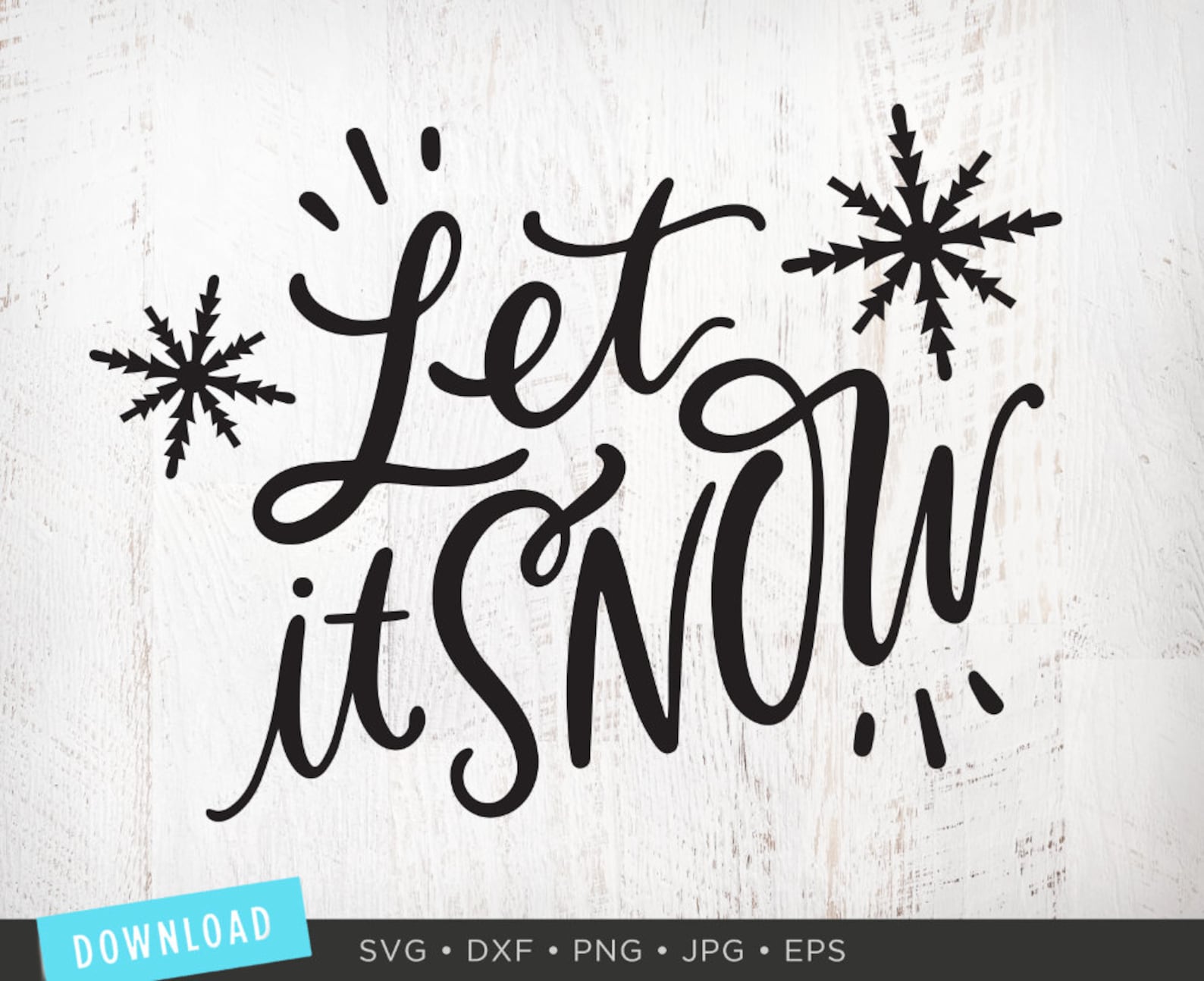 Let It Snow SVG | Christmas SVG | Christmas Saying SVG | Holiday Sign ...