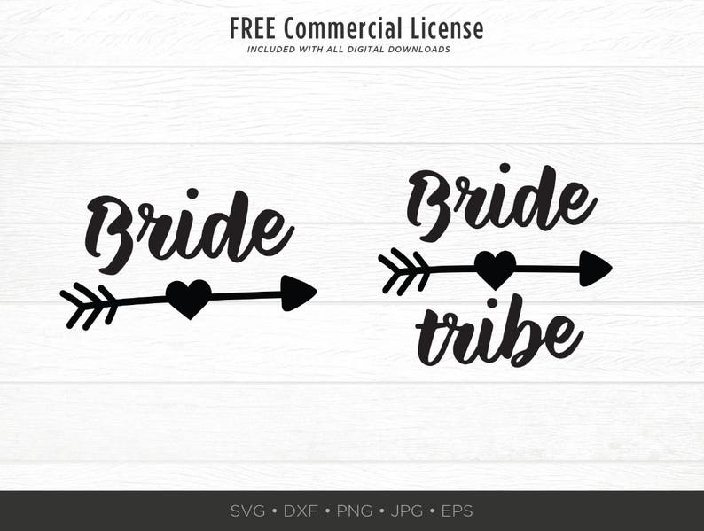 Bride Tribe Svg Bundle Bride Tribe Cut File Bride Cut File Etsy