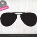 Aviator Sunglasses SVG Aviators SVG Sunglasses Silhouette Shape Png Cut ...