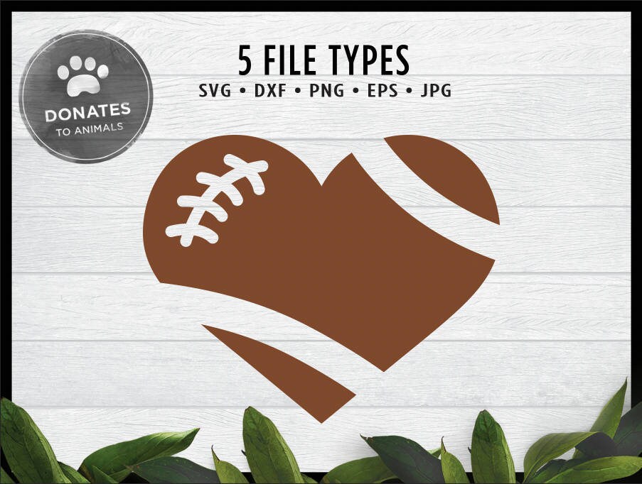 Digital Art & Collectibles I Heart Football SVG DXF PNG etna.com.pe