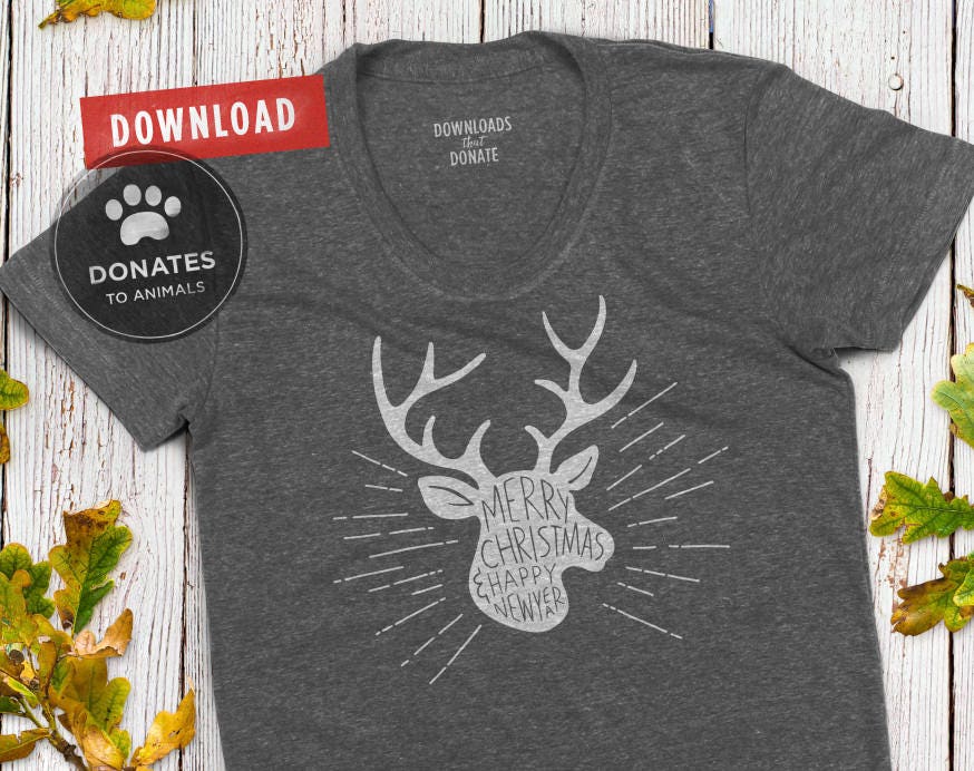 Christmas SVG | Reindeer SVG | Christmas Shirt SVG Deer Svg | Holiday ...