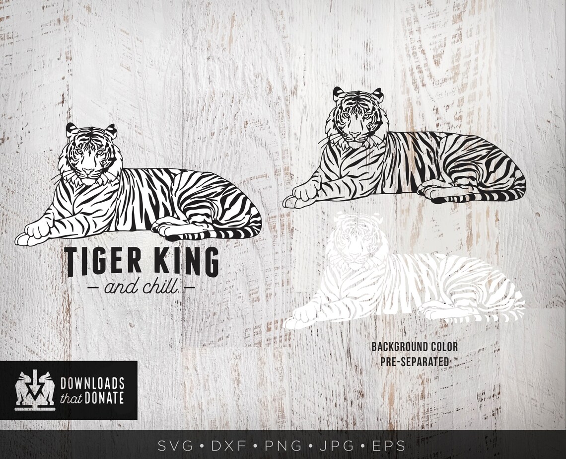 Tiger King and Chill SVG Tiger King SVG Joe Exotic Svg | Etsy