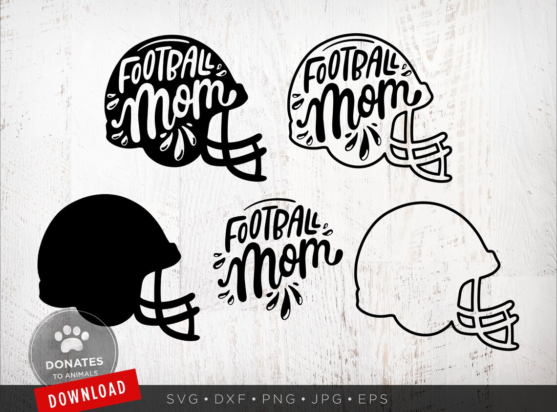 Football Mom SVG Football SVG Helmet SVG Game Day Svg - Etsy
