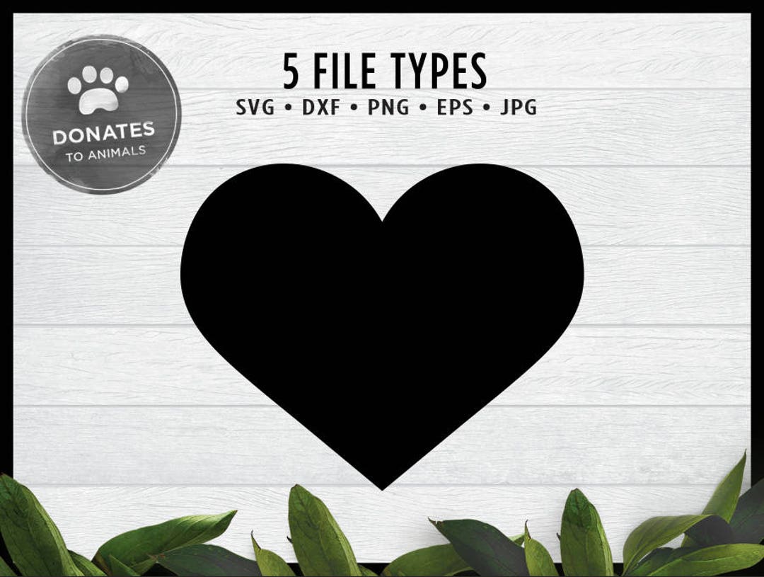 Heart SVG | Heart Clipart | Heart Cut File for Cricut | Heart Shape ...