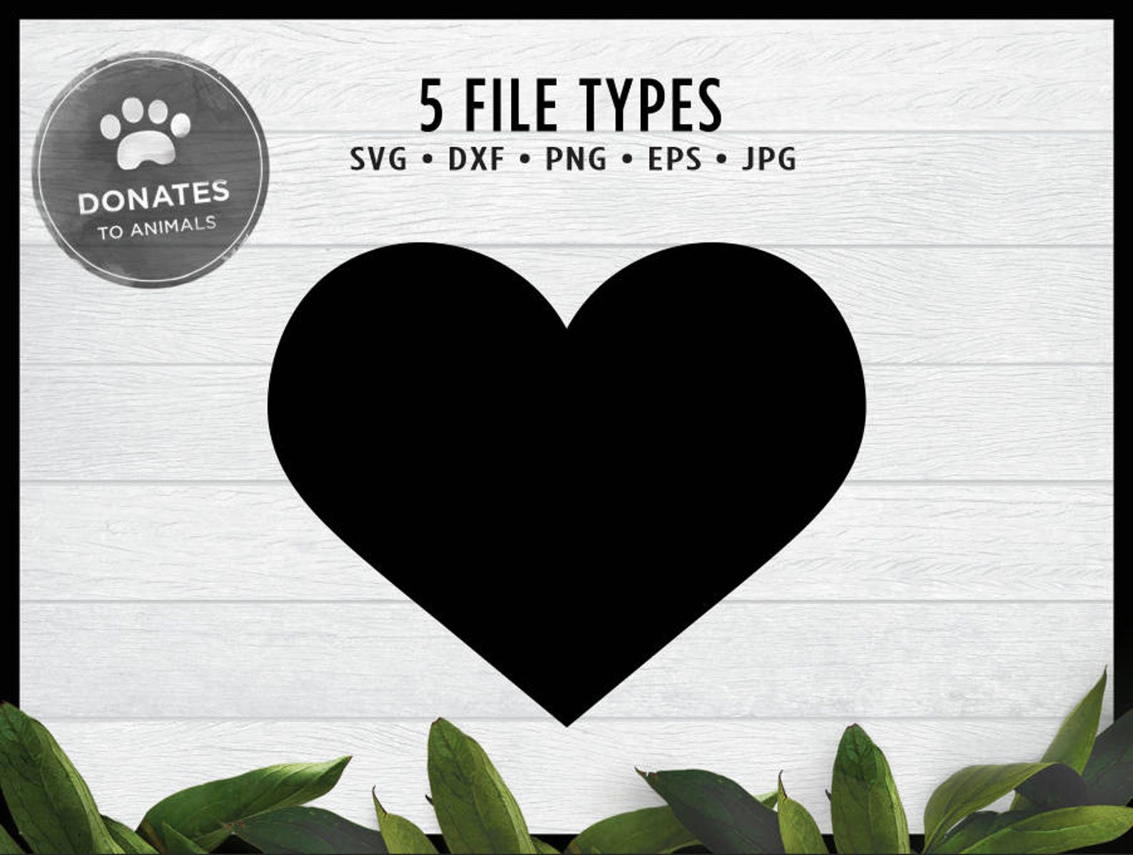 Heart SVG Heart Clipart Heart Cut File for Cricut Heart - Etsy