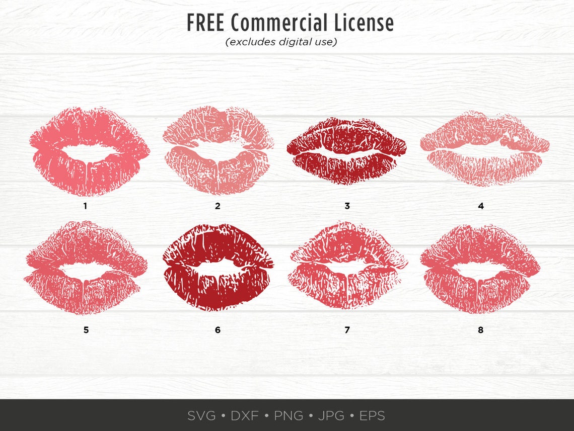 Lips SVG Fashion Lips SVG Lips Cut File Mouth SVG Lips | Etsy
