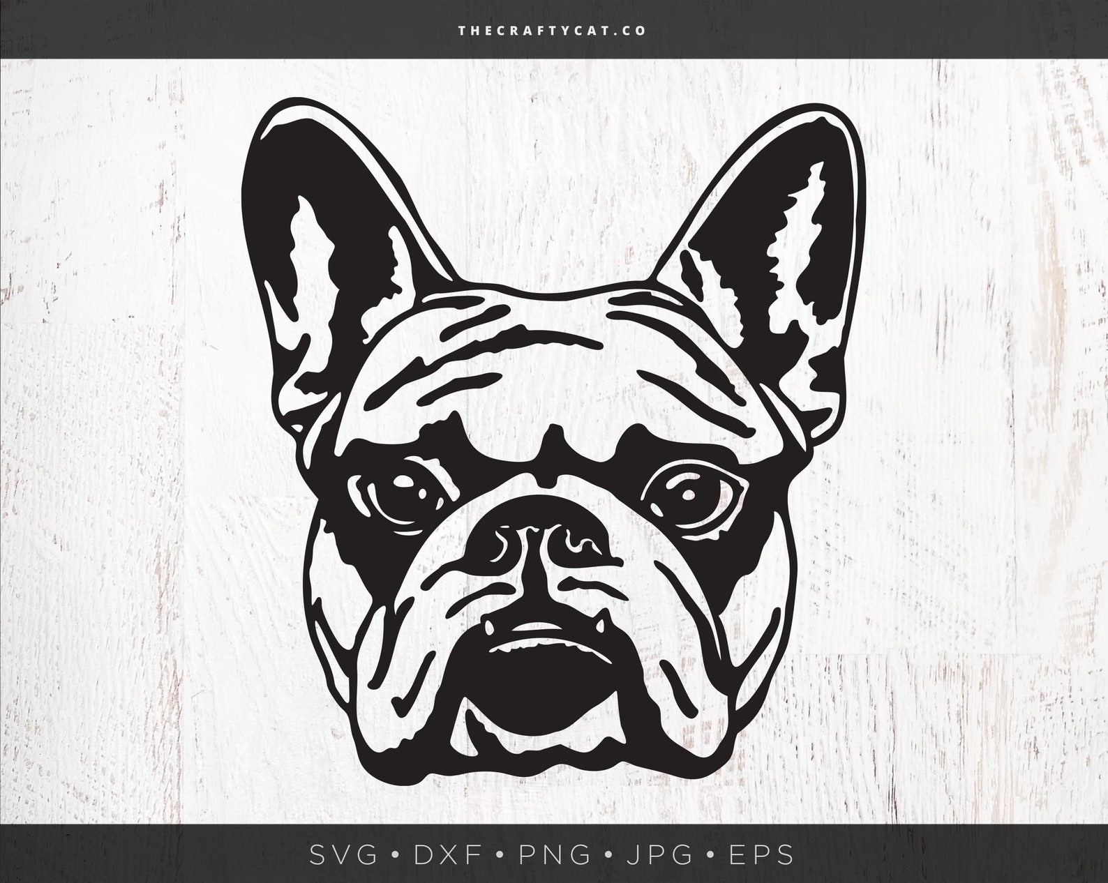 Frenchie SVG French Bulldog SVG File Frenchie Png French Bulldog Face ...
