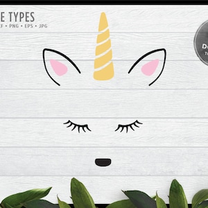 Unicorn Face SVG | Unicorn SVG | Unicorn Face Clipart | Unicorn Head ...