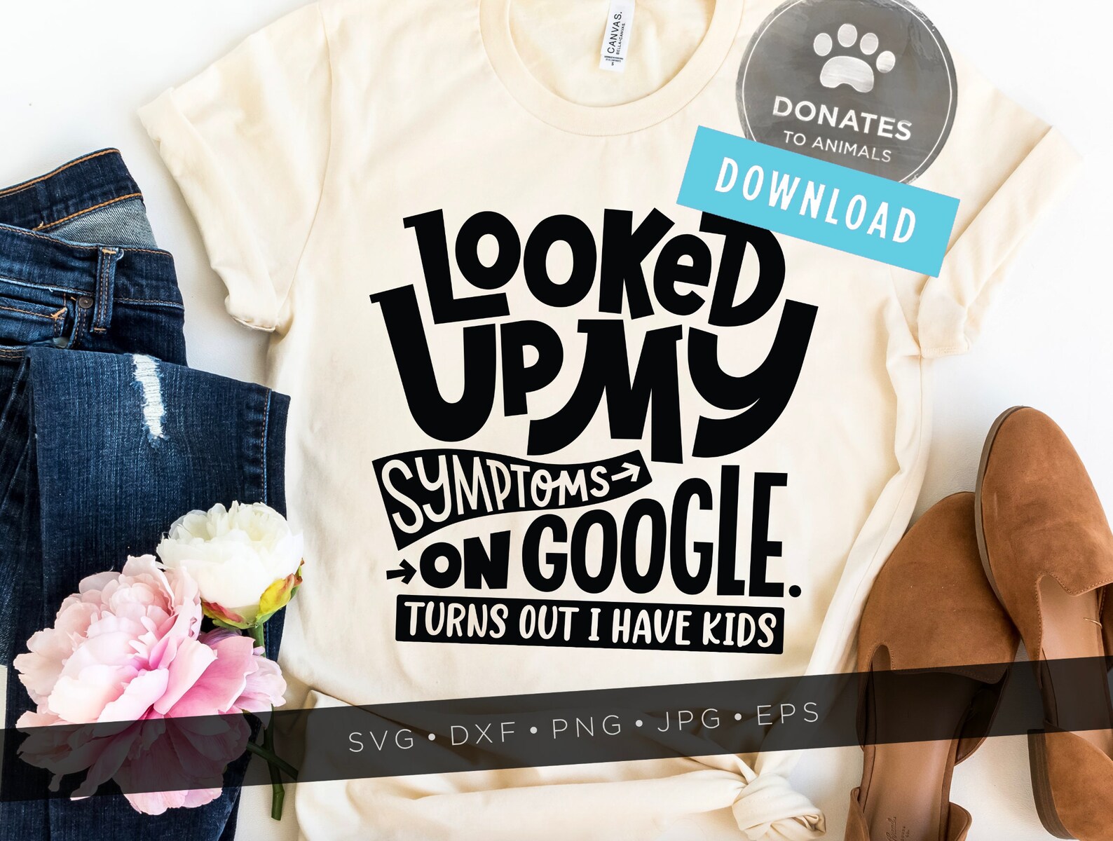 Funny Mom Life SVG Looked up My Symptoms Kids Svg Sassy - Etsy