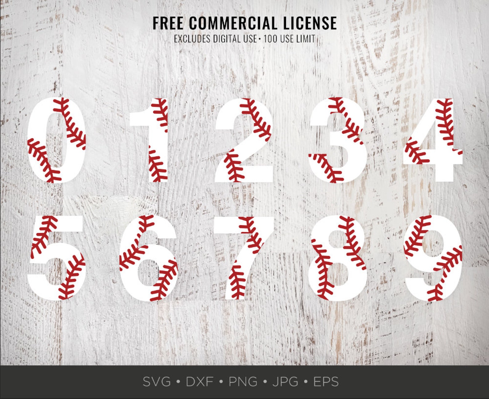 Baseball Numbers SVG Baseball SVG Bundle Softball SVG Bundle - Etsy