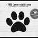 Paw Print SVG | Paw SVG | Dog Paw SVG | Cat Paw Svg | Pet Svg Digital ...