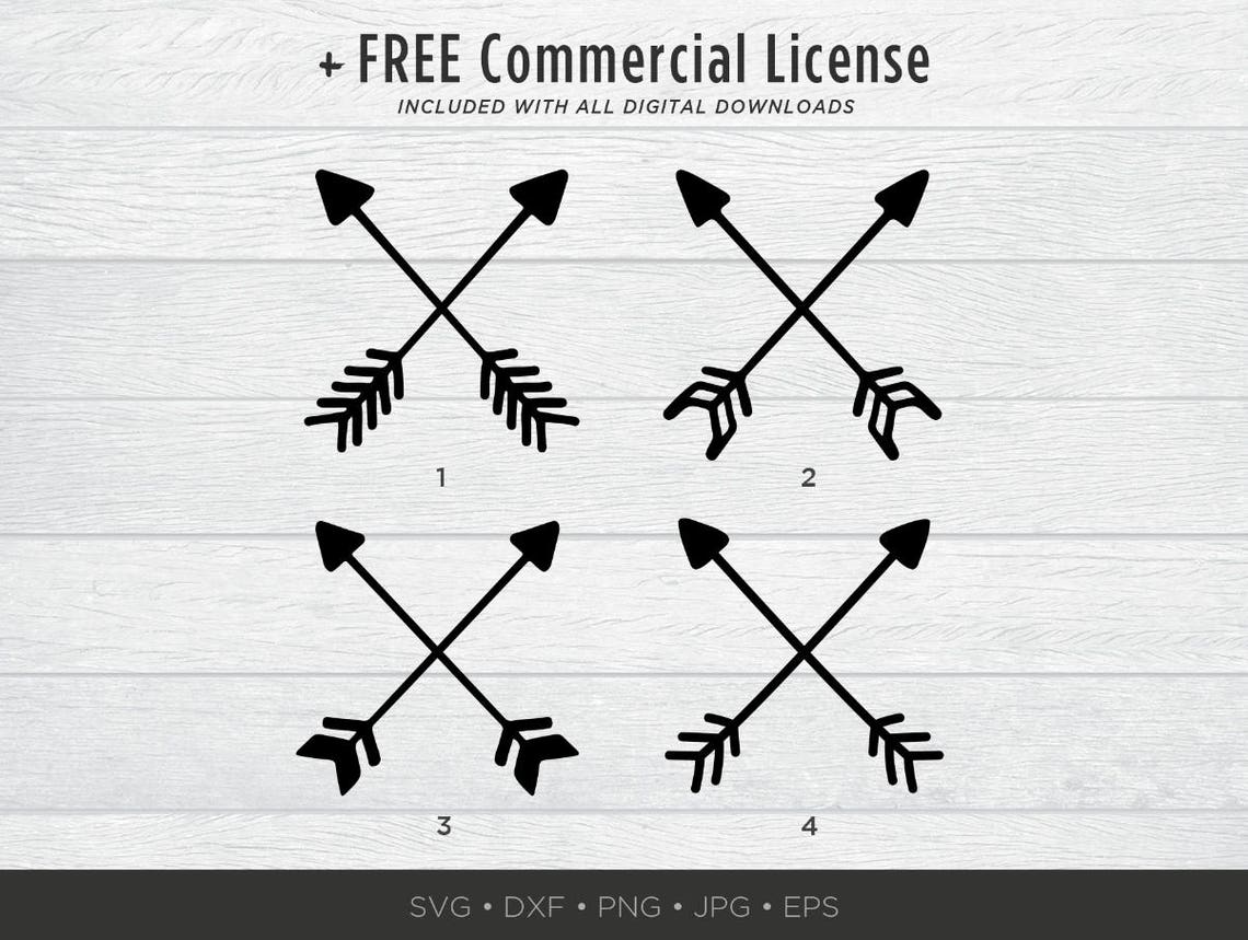 Crossed Arrows SVG Arrow SVG Arrows Svg Files Arrows - Etsy