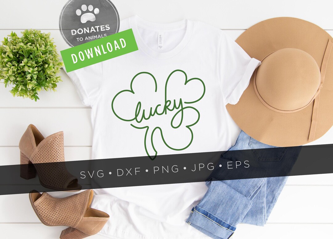 Lucky SVG | Lucky Clover SVG | St Patrick's Day SVG | St.patty's Day ...