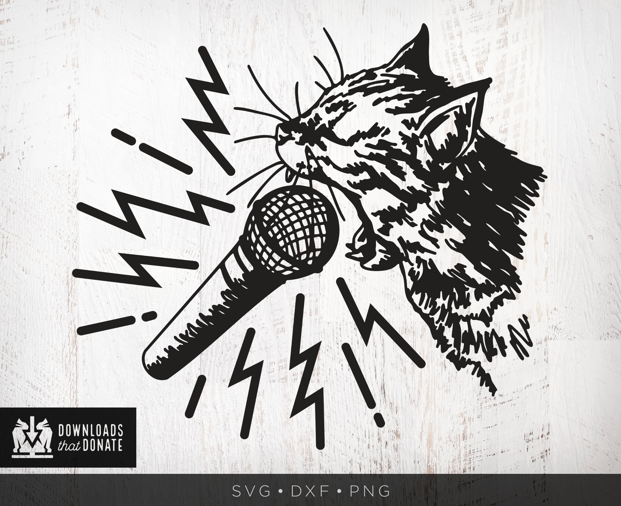 Hard Rock Cat SVG Funny Cat Sketch Svg Punk Rock Cat - Etsy